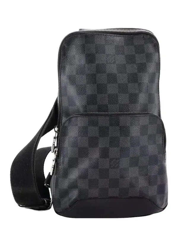 LOUIS VUITTON Avenue Sling Bag Damier Graphite - Black