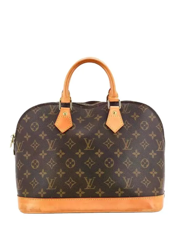 LOUIS VUITTON Vintage Alma Handbag Monogram Canvas - Brown