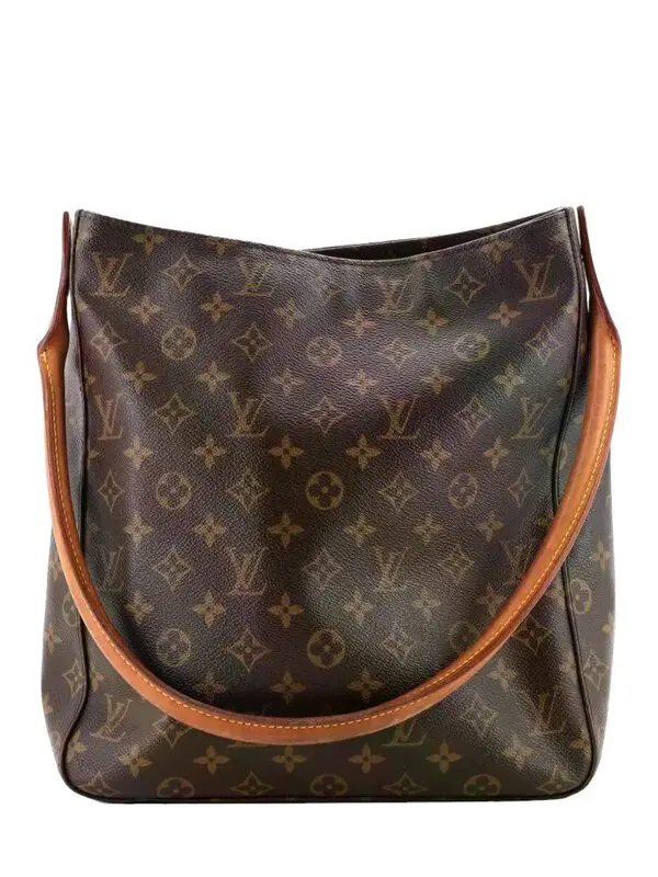 LOUIS VUITTON Looping Handbag Monogram Canvas Gm - Brown