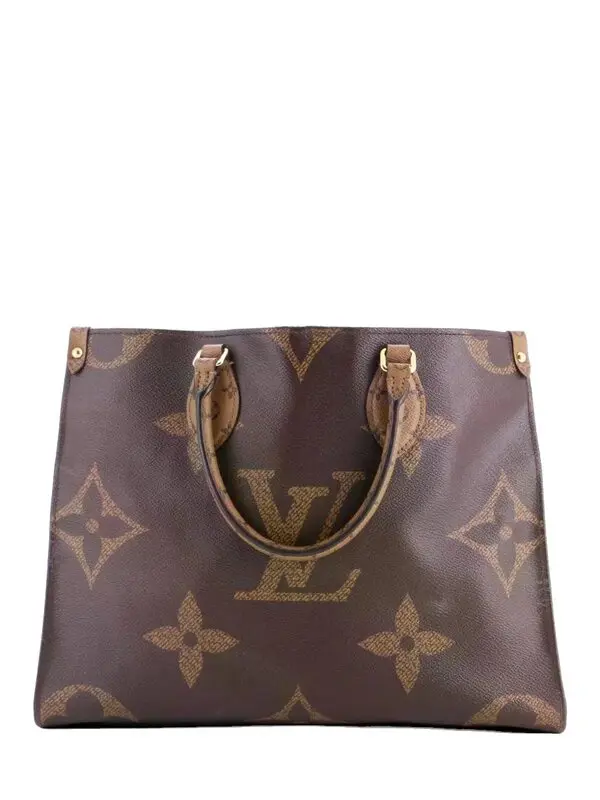 LOUIS VUITTON Onthego Reverse Monogram Giant Mm Tote Bag - Brown