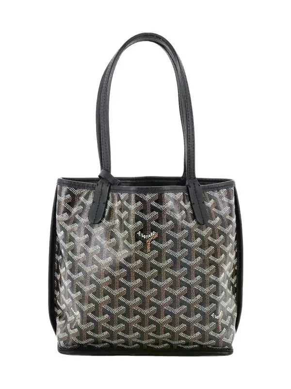 Goyard Anjou Reversible Mini Tote Coated Canvas - Black