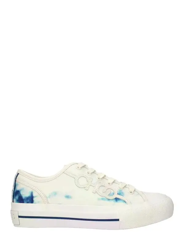 JIMMY CHOO Tie-dye Logo Sneakers - Neutrals