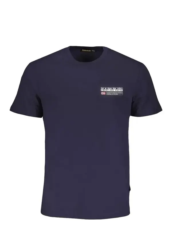NAPAPIJRI Logo-print Cotton T-shirt - Blue