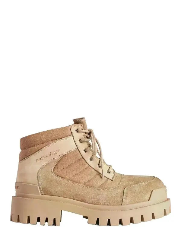 Balenciaga Strike Combat Boots - Neutrals