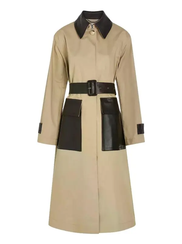 JOSEPH Zaman Belted Trench Coat - Neutrals