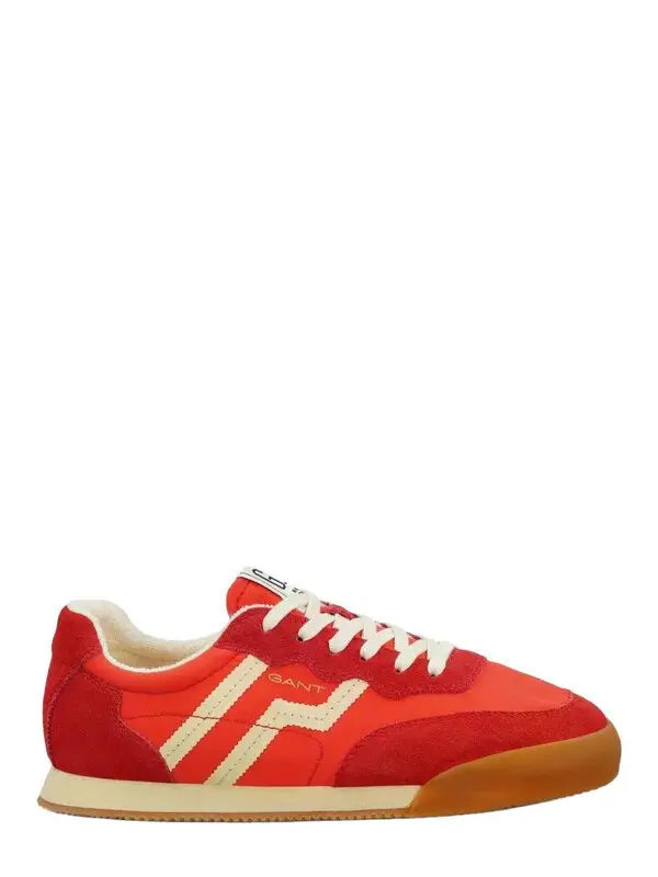 Gant Beylana Suede Striped Sneakers - Red