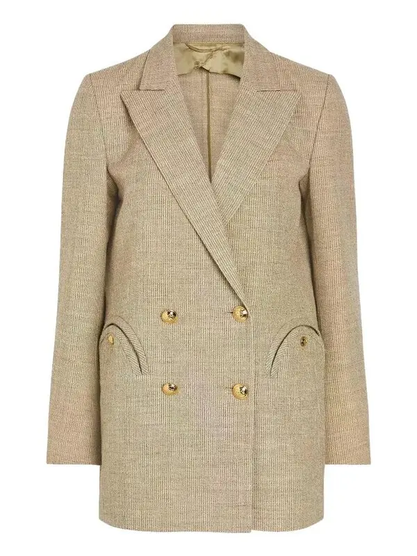 BLAZÉ MILANO Double-breasted Blazer - Neutrals