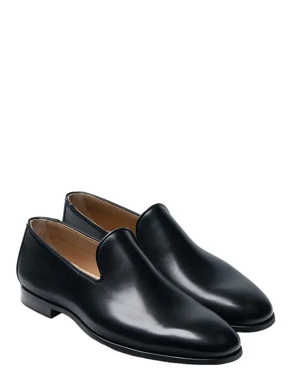 Magnanni Diego Leather Loafers - Black