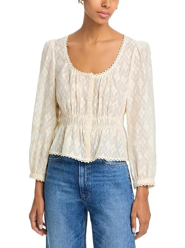 Paige Jay Blouse - Antique White