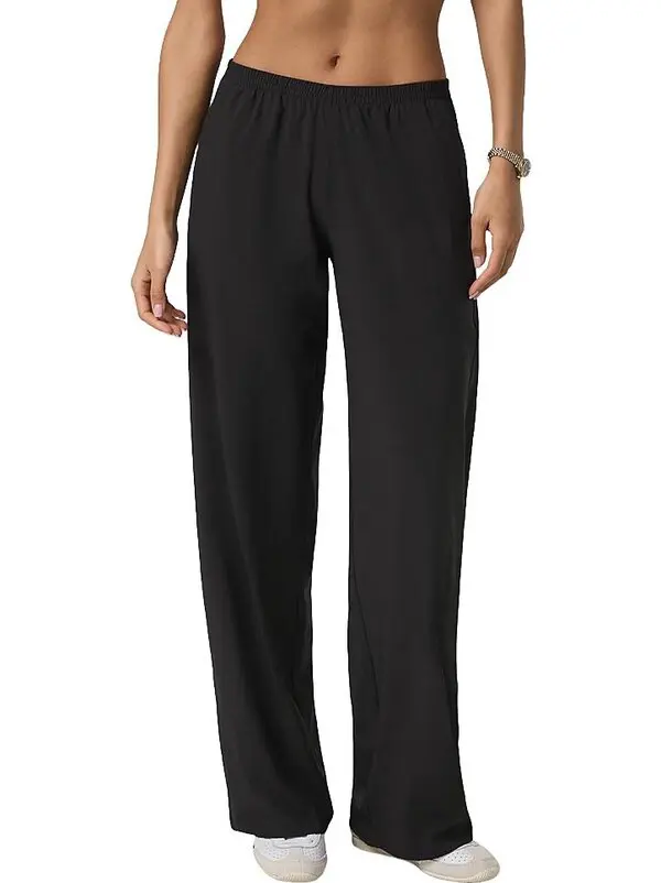 Vuori Wide-leg Trousers - Black