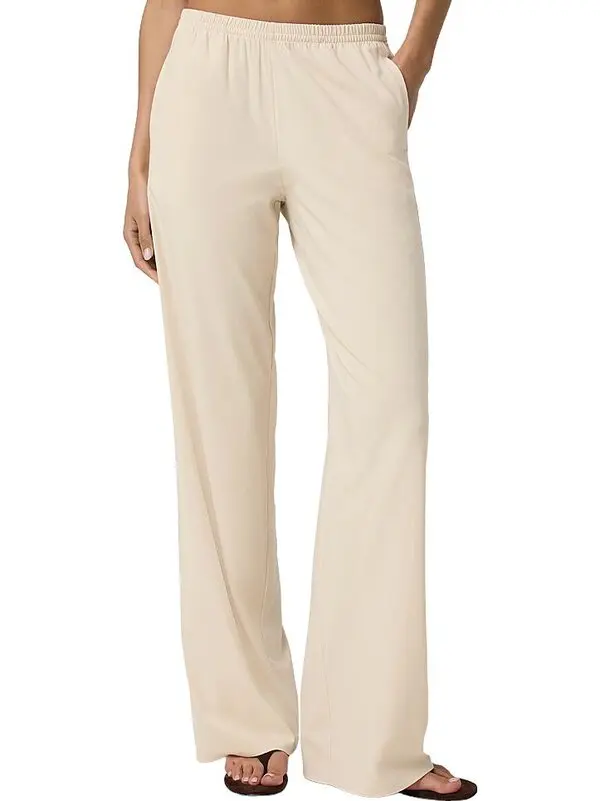 Vuori Wide-leg Trousers - Bleached Sand