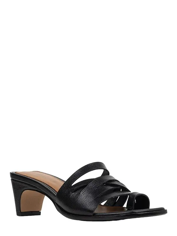 DONALD PLINER Dayvi Mid-heel Mule Sandals - Black