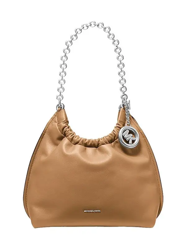 Michael Kors Indie Medium Cinched Shoulder Bag - Peanut