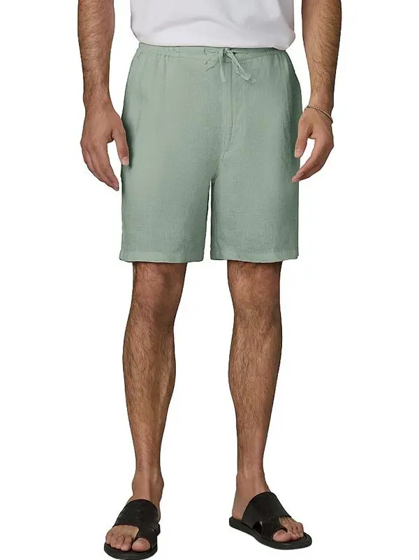 Joe's Jeans Linen Shorts - Green Milieu