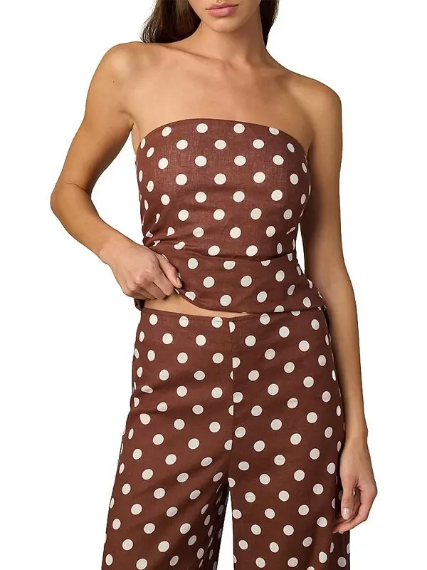 Joe's Jeans The Mariel Strapless Top - Chocolate