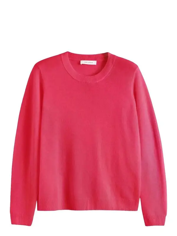 Chinti & Parker Round-neck Cashmere Sweater - Pink