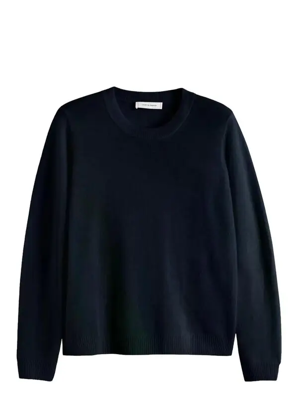 Chinti & Parker Round-neck Cashmere Sweater - Blue