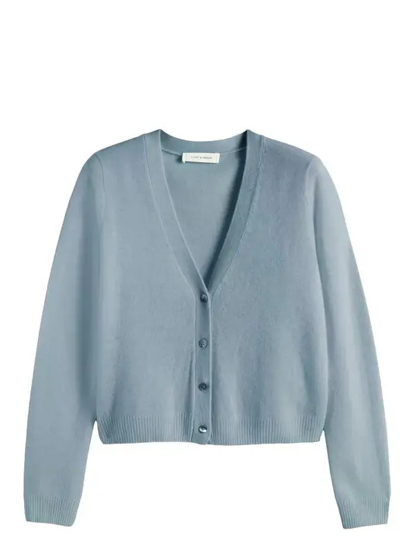 Chinti & Parker V-neck Cashmere Cardigan - Blue