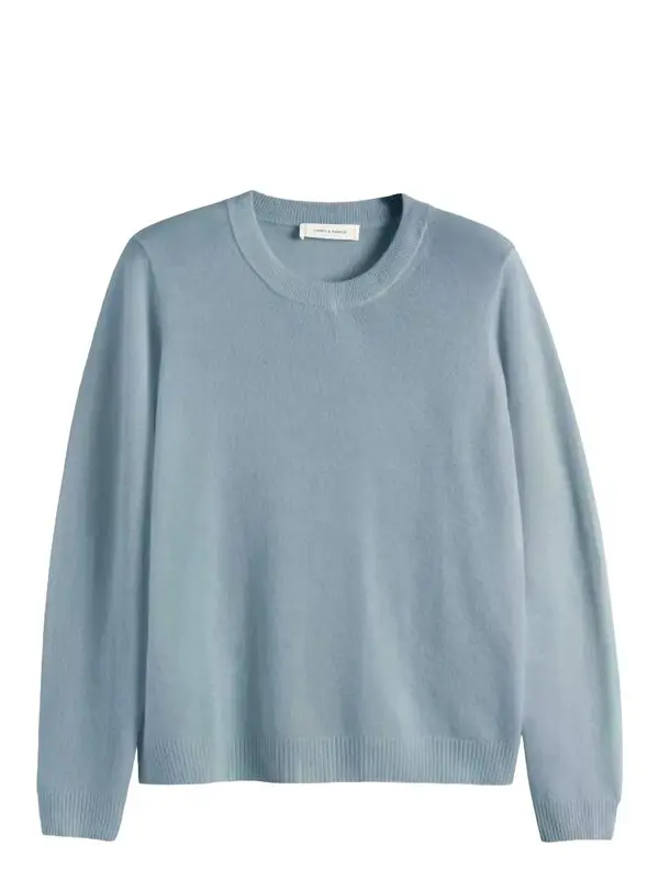 Chinti & Parker Round-neck Cashmere Sweater - Blue