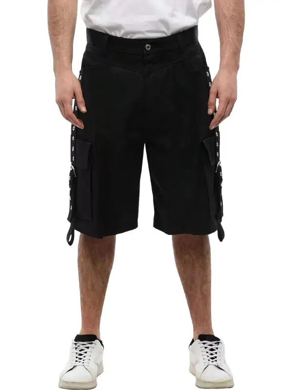 Off-White Multi-pocket Cargo Shorts - Black