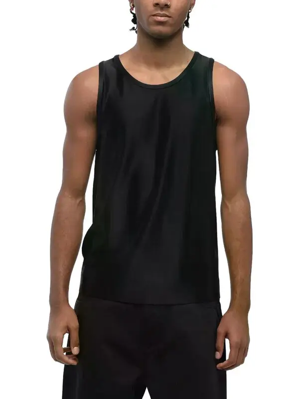 JIL SANDER Sleeveless Crew-neck Top - Black