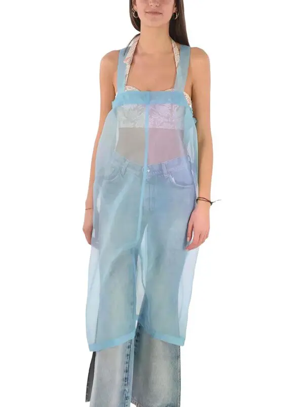 MAISON MARGIELA Sleeveless Midi Dress - Blue