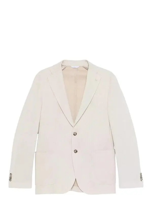 MANUEL RITZ Button Jacket - Neutrals