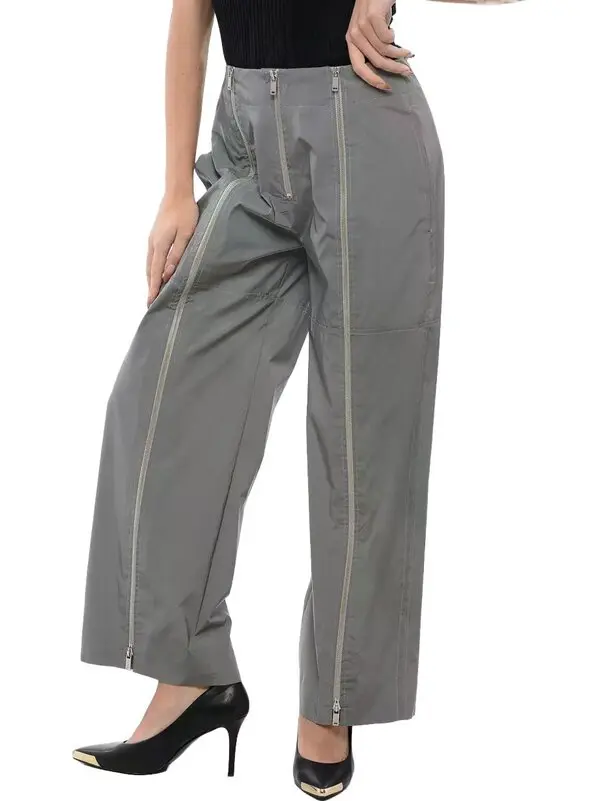 JIL SANDER Zip-detail Trousers - Grey