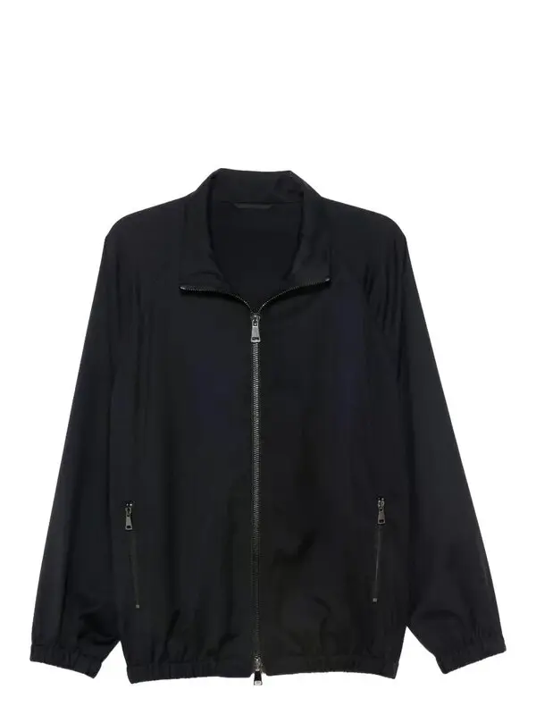SEVEN GAUGE Zip-up Raglan-sleeve Jacket - Blue