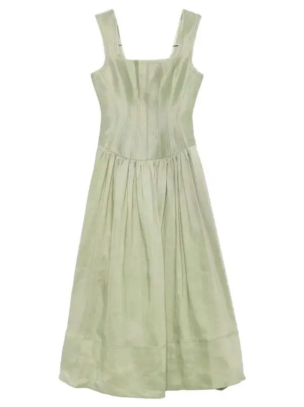 Aje Parallel Midi Dress - Green