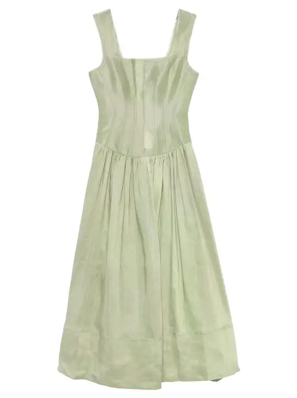 Aje Spirelle Maxi Dress - Green