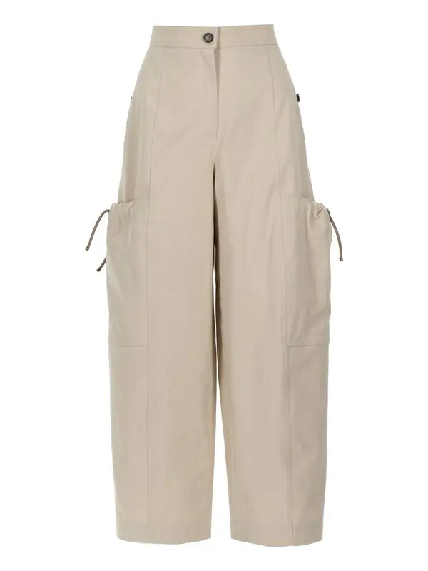 Max Mara Cargo Pantalone Lepre - Beige