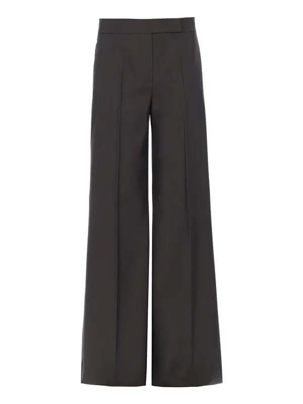 Max Mara Tailored Wool Trousers - Grey