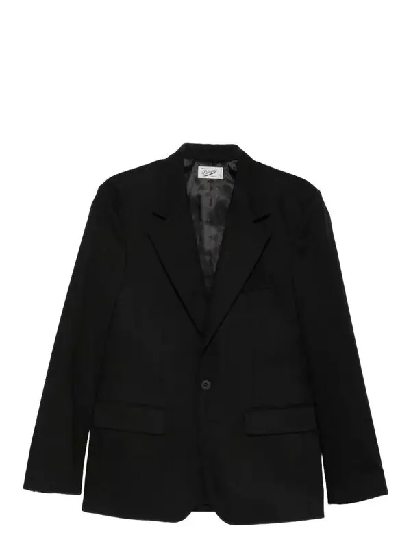 PENCE 1979 Gabriel Notched-lapel Single-breasted Blazer - Black