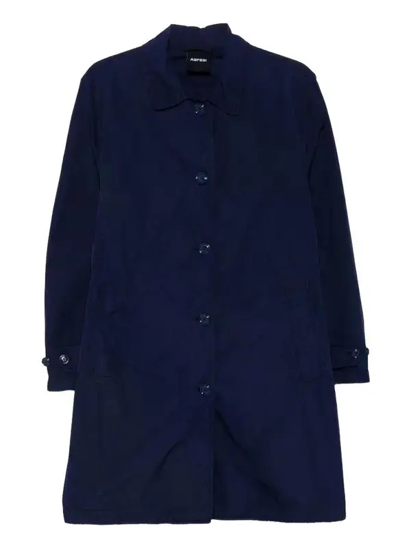 Aspesi Buttoned Coat - Blue