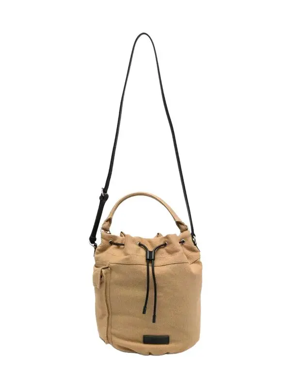Aspesi Canvas Bucket Bag - Neutrals