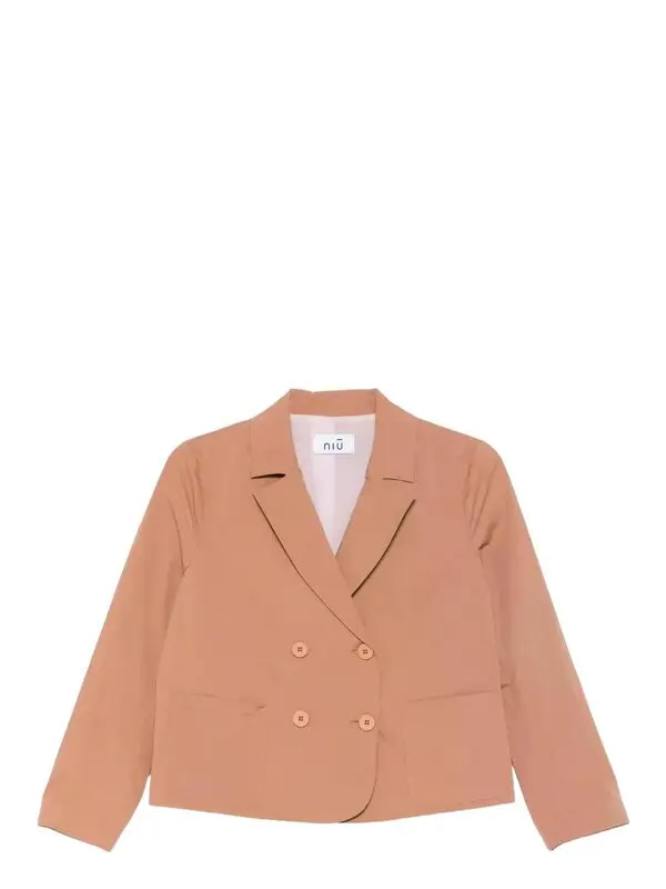 NIU Double-breasted Jacket - Neutrals