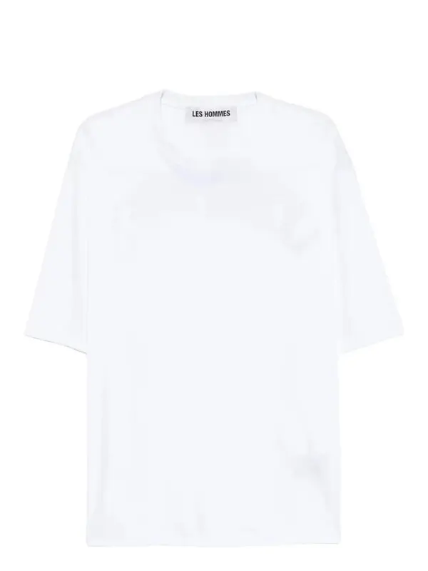 LES HOMMES Crew-neck T-shirt - White