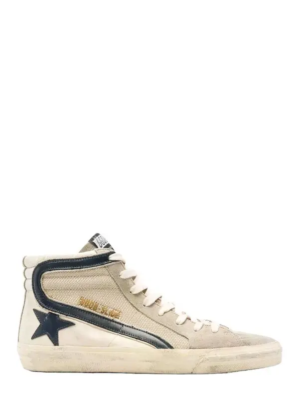 GOLDEN GOOSE Slide Star-patch Sneakers - Neutrals