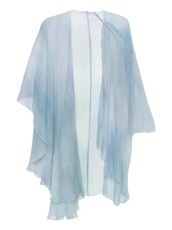 Ermanno Scervino Draped Cape - Blue