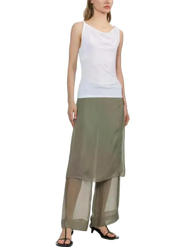 Paloma Wool Low Silk Archive Trousers - Green