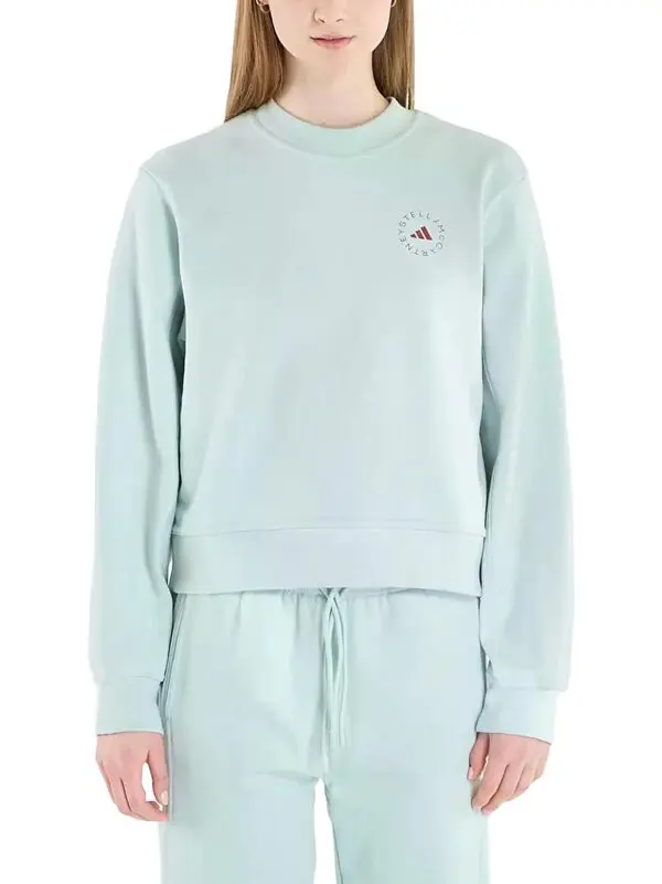 Adidas By Stella McCartney Logo-detail Sweatshirt - Green