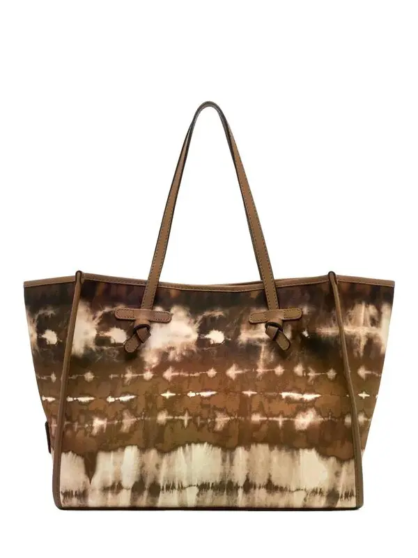 GIANNI CHIARINI Marcella Tie-dye Tote Bag - Brown