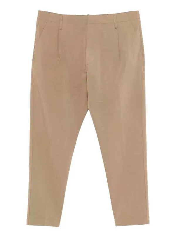 DONDUP Pleated Trousers - Brown
