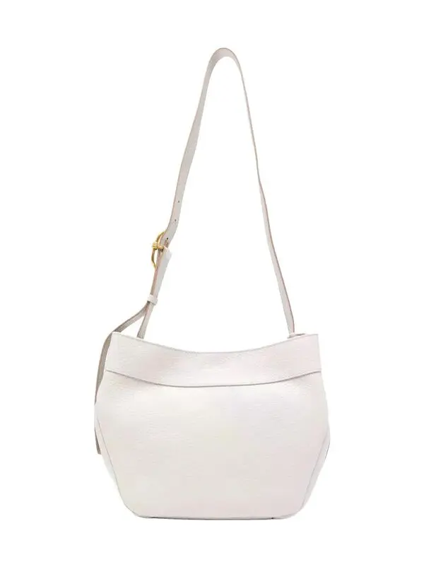 GIANNI CHIARINI Grained-leather Shoulder Bag - Neutrals