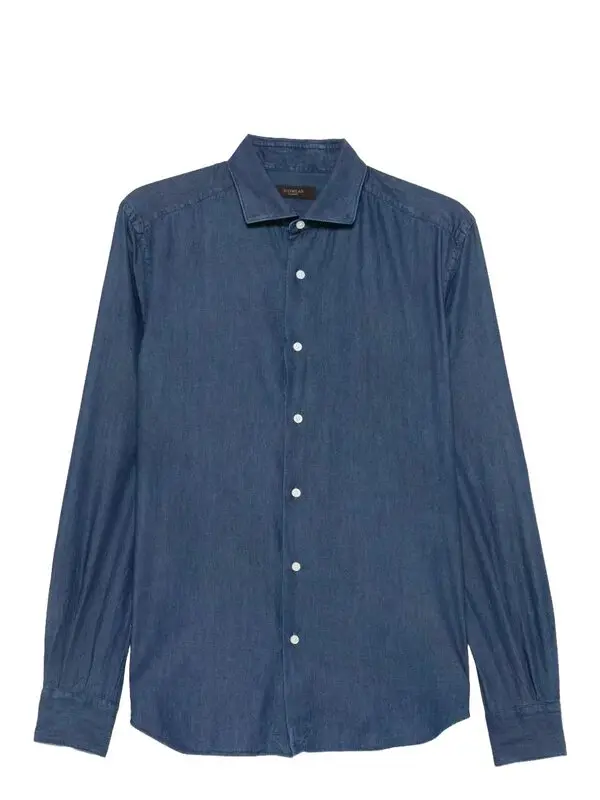 GLANSHIRT Buttoned Shirt - Blue