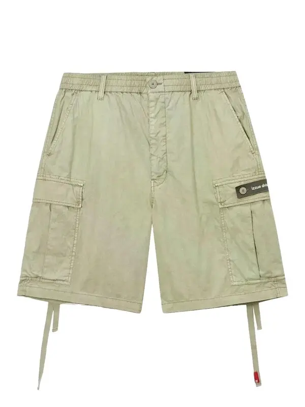 Izzue Cargo Tie Shorts - Neutrals