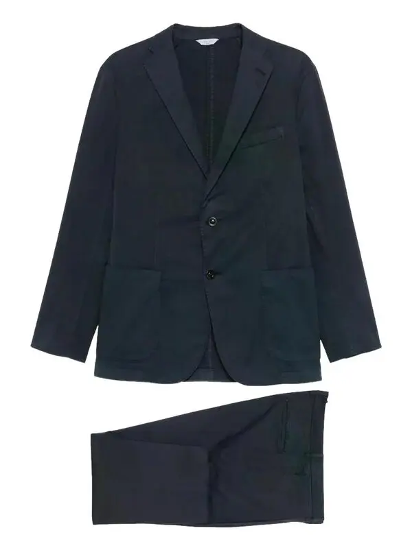 Boglioli Notched-lapel Two-button Suit - Blue