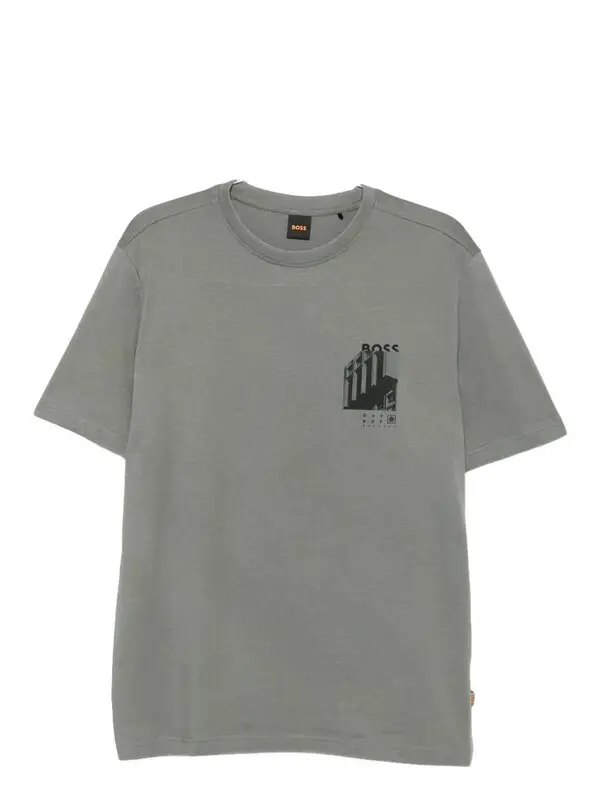 BOSS Graphic-print T-shirt - Grey