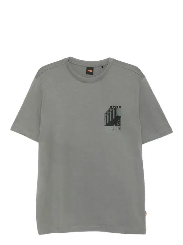 BOSS Graphic-print T-shirt - Grey